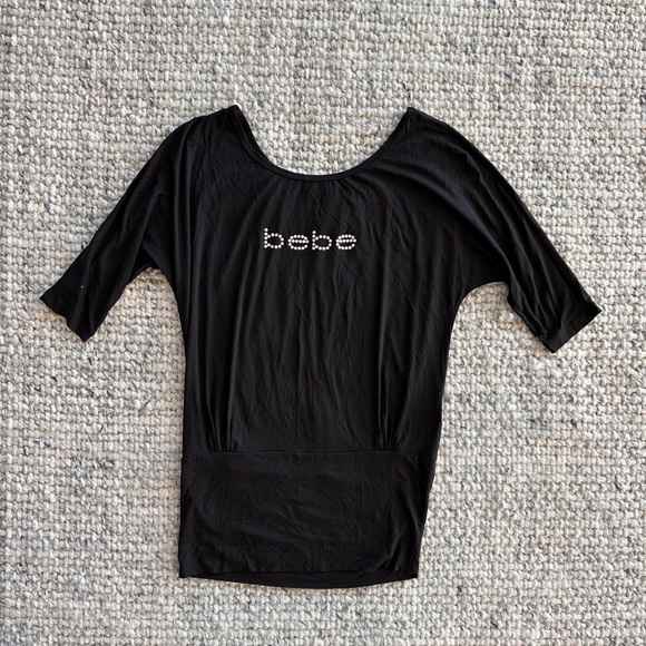 bebe | Tops | New Bebe Logo Blouse | Poshmark